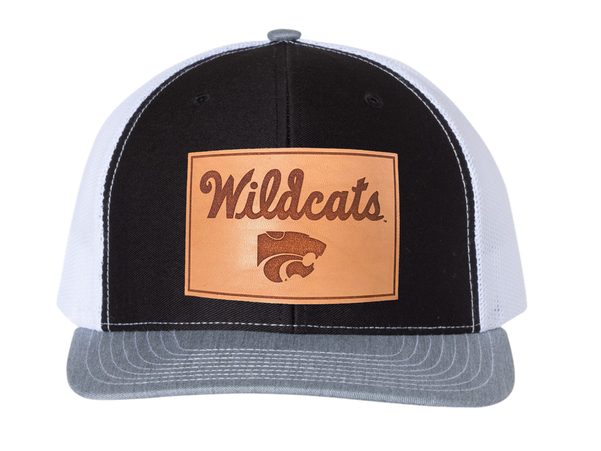 K-State Wildcats Leather Patch Hat – Wreaths Unleashed